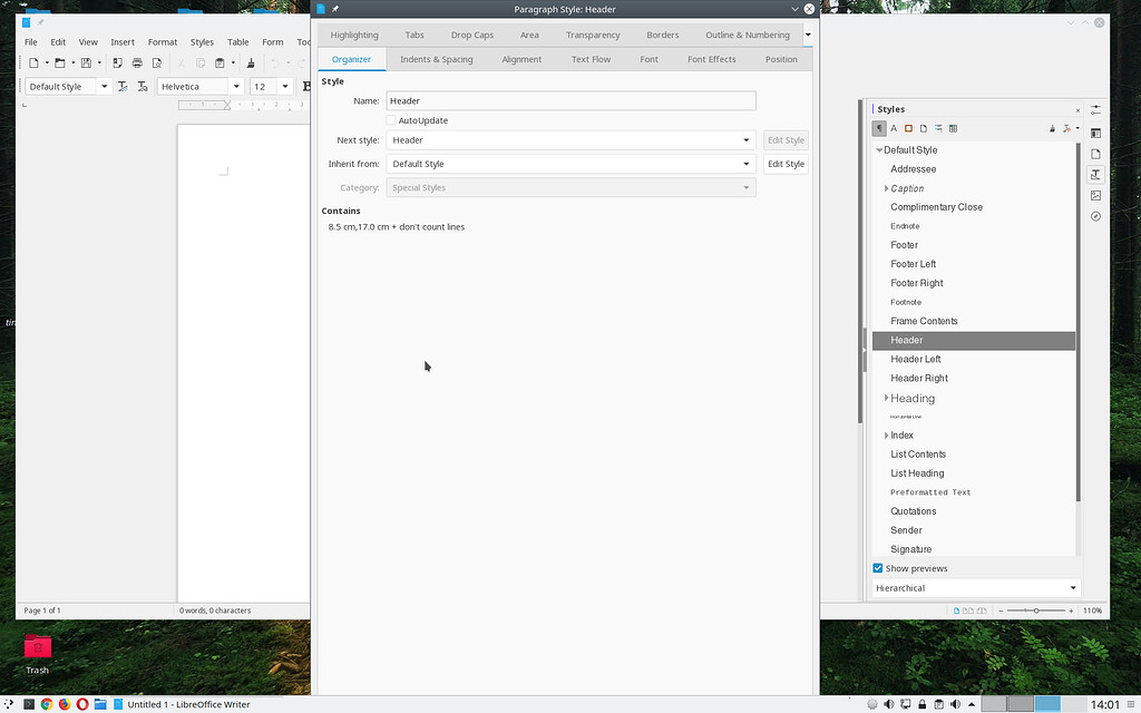 Edit Style dialog "off screen" in LibreOffice 6.2 - English - Ask ...