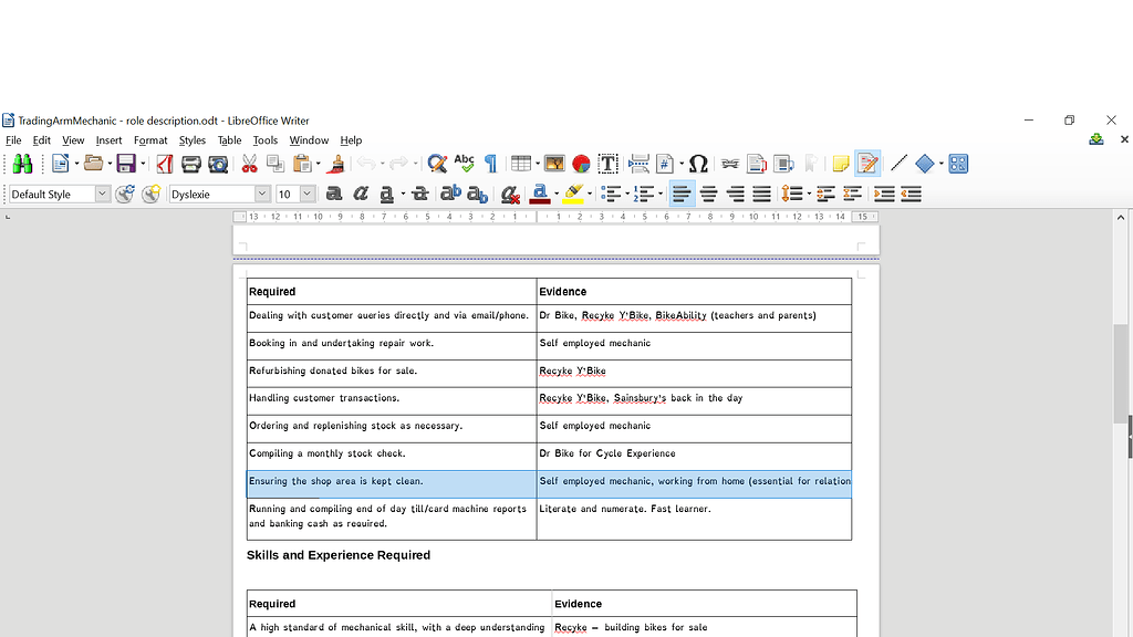 How Do I Toggle Text Wrap In A Table In LO Writer English Ask LibreOffice