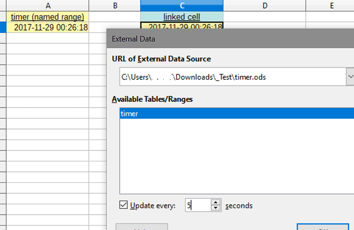 Is It Possible To Insert A Running Clock In A Calc Spreadsheet Cell 