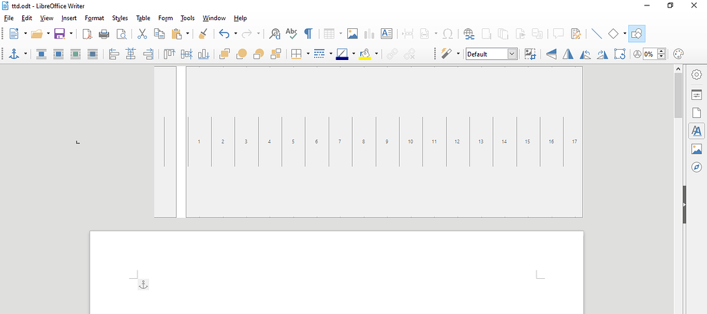 Ruler Bar So Big - English - Ask LibreOffice