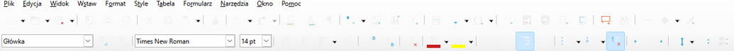 Greyed-out buttons in the toolbars on the main Libre Office window ...