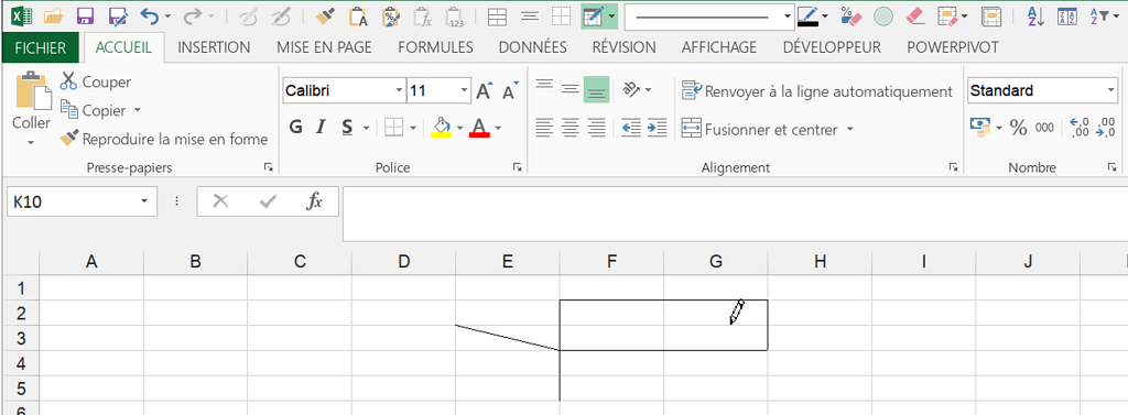 Is there a pencil tool to draw borders in calc, like in Excel ...
