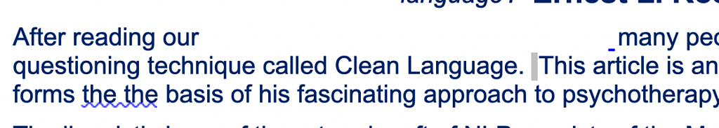 Open Office doc migration - blank hyperlinks, page boarders, headers ...