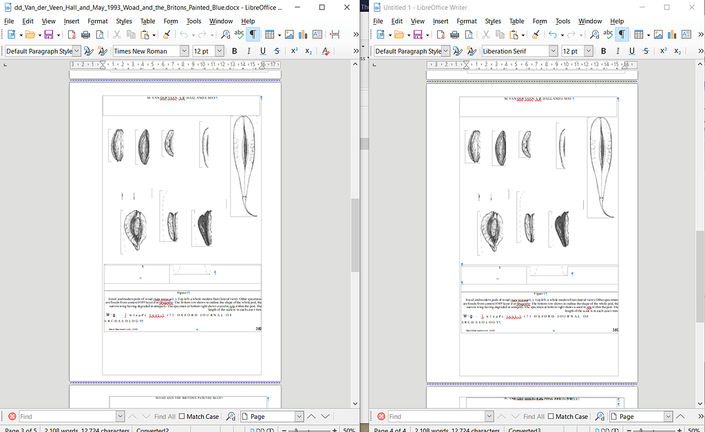 Why does copying a document cause parts of the copy to overlap ...