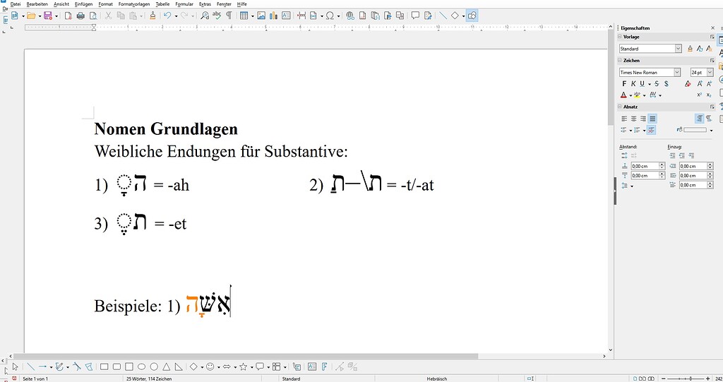Coloring individual diacritical marks in LibreOfficeWriter - English ...