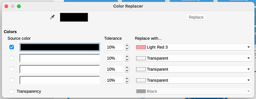 Color Replacer 'Replace' button stays disabled in Impress & Draw ...