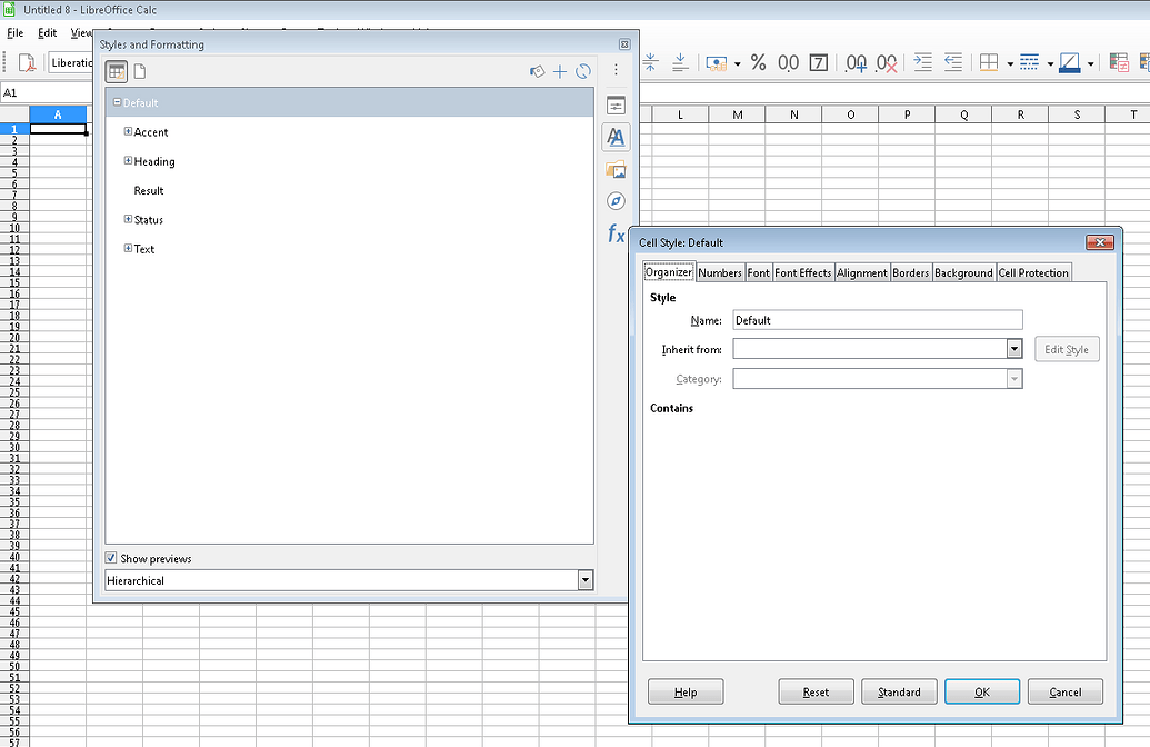 How to change default object property settings in Calc - English - Ask LibreOffice