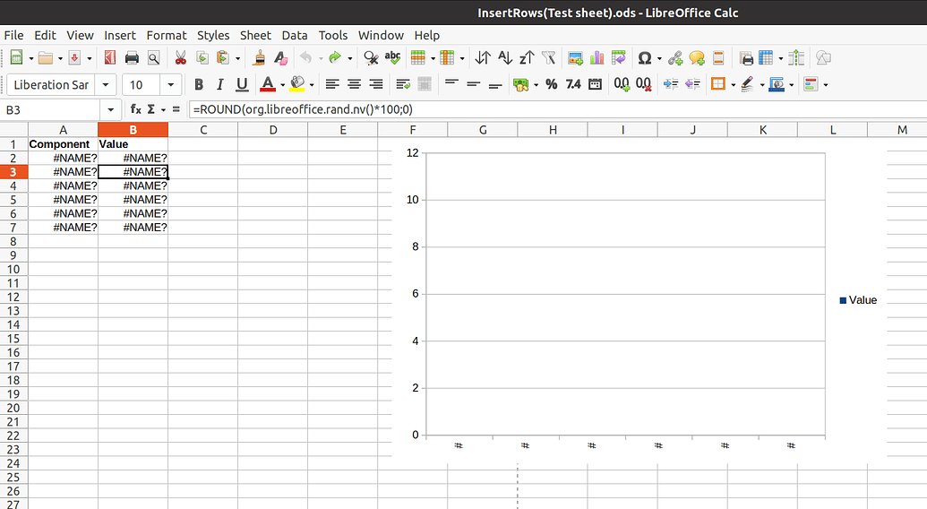 Why Is Calc Using In Data Series When Creating A Chart Absolute 