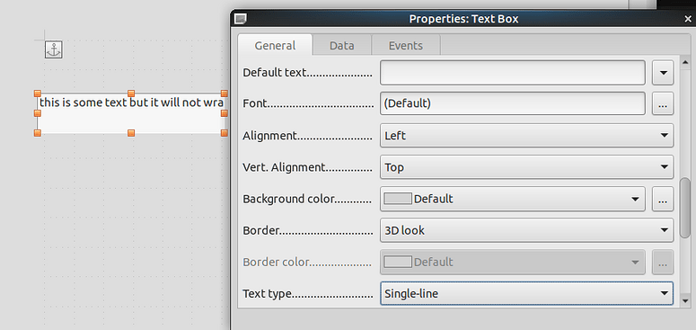 Form Control text box vertical alignment - English - Ask LibreOffice