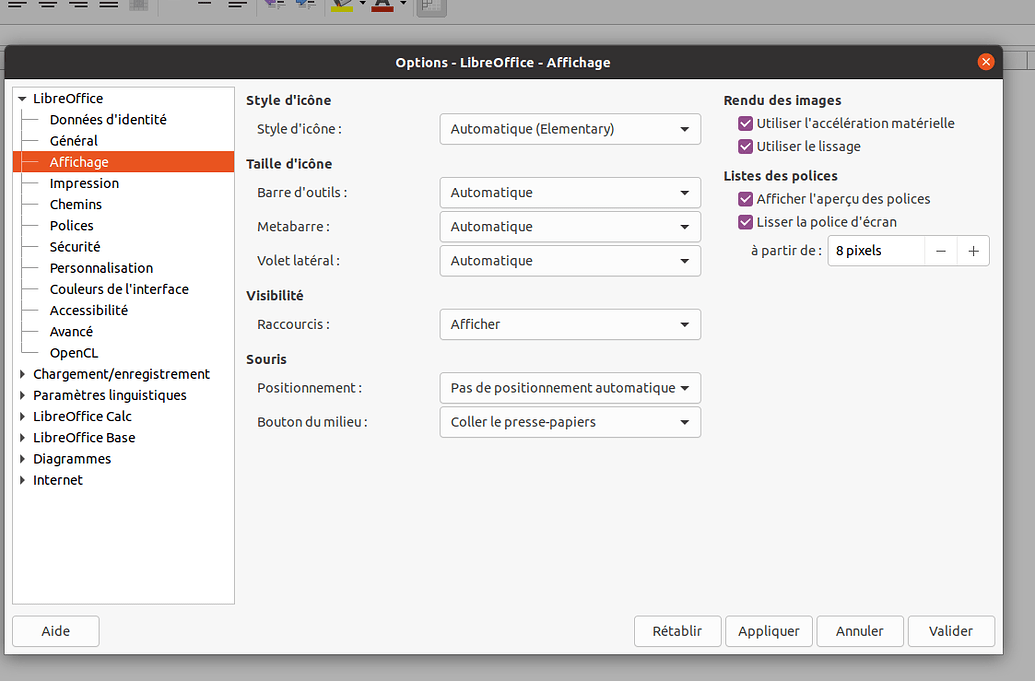 présentation des menus de Libre Office - Français - Ask LibreOffice
