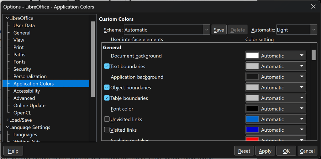 Scrolling is near unusable in some Options panels - bug? - English - Ask LibreOffice