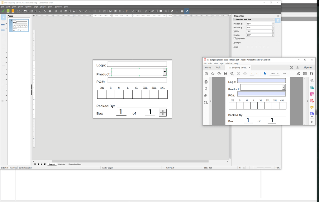 Creating pdf form with drop down menu in draw - English - Ask LibreOffice