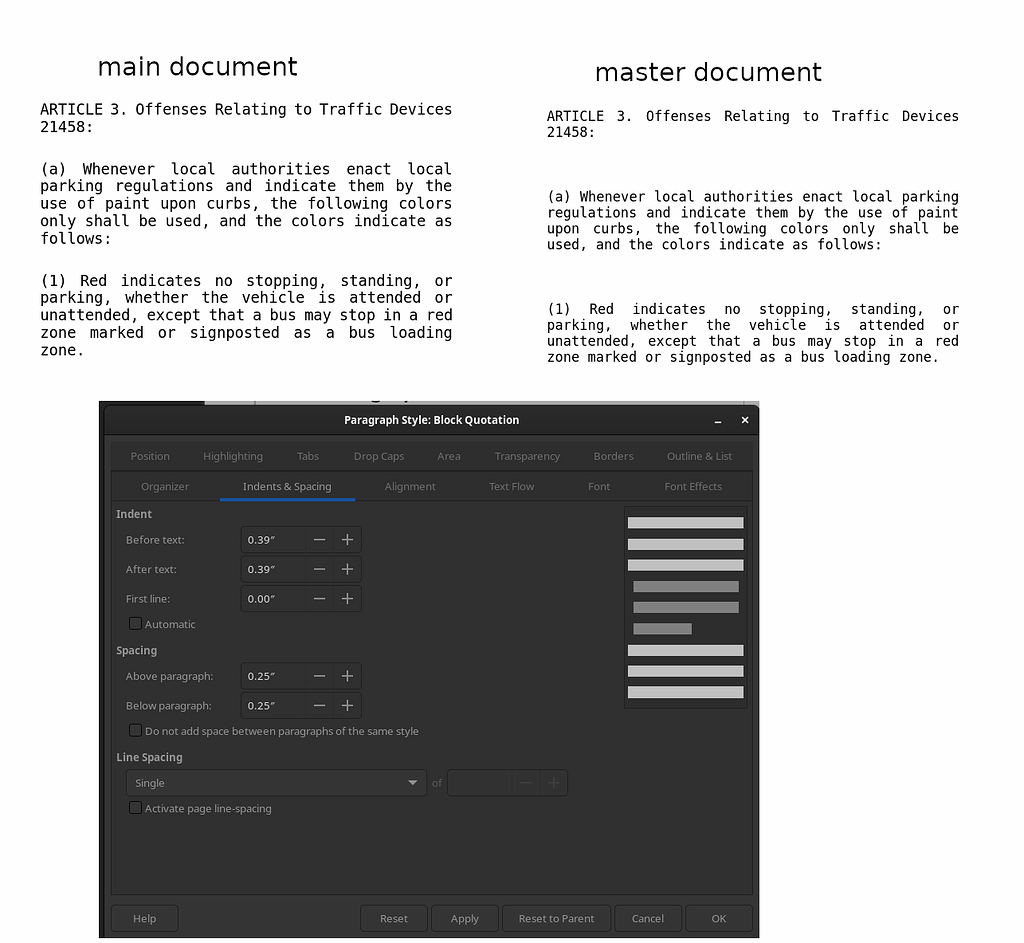 How do I fix inconsistent spacing between paragraphs in master and source documents? - English ...