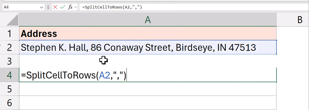 How To Get The Results In Libreoffice Macro While Vba Spliting Cell String Into Rows Got