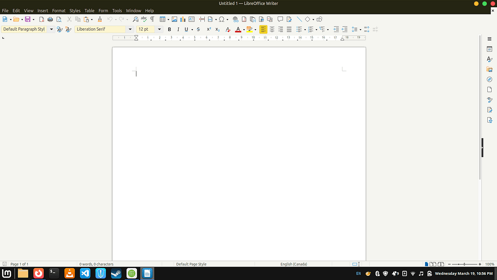 Can I hide the close document button in LibreOffice writer? - English - Ask LibreOffice