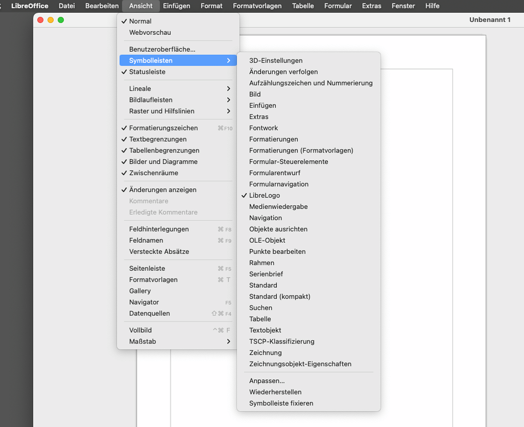 LibreLogo - LO7.5.0.3 Writer macOS Ventura 13.2.1 - Deutsch - Ask ...