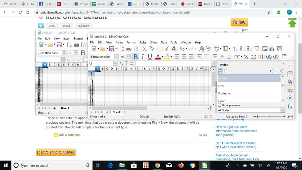 New default document formatted badly - English - Ask LibreOffice