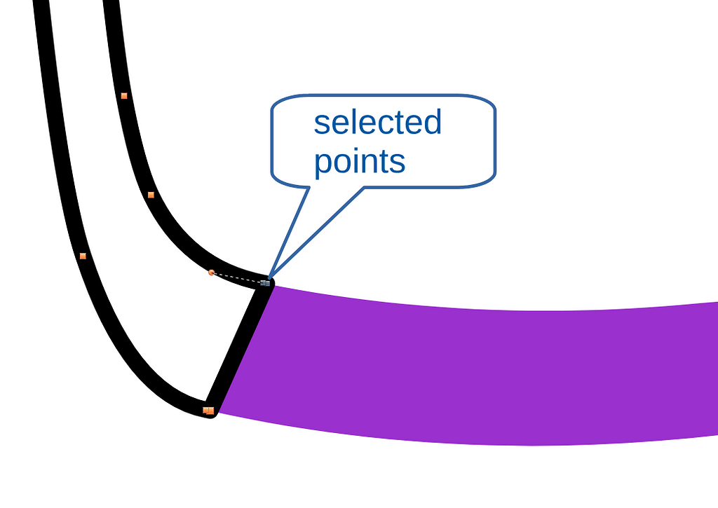 Move the selected points of curve - English - Ask LibreOffice