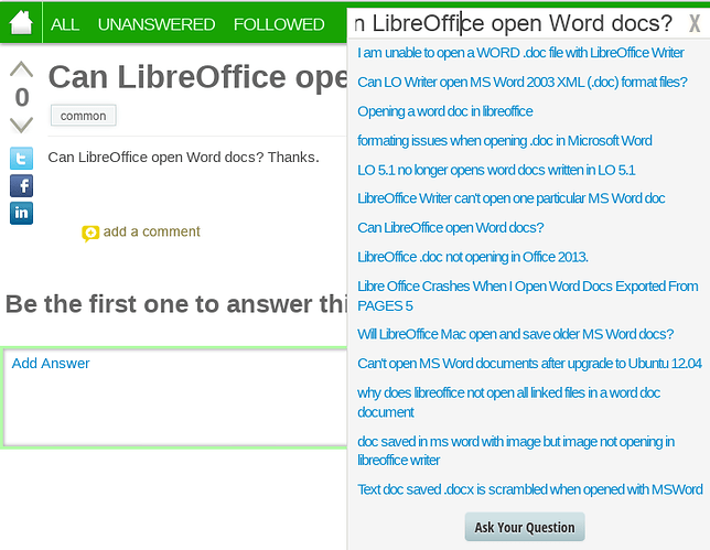 Can LibreOffice Open Word Docs English Ask LibreOffice