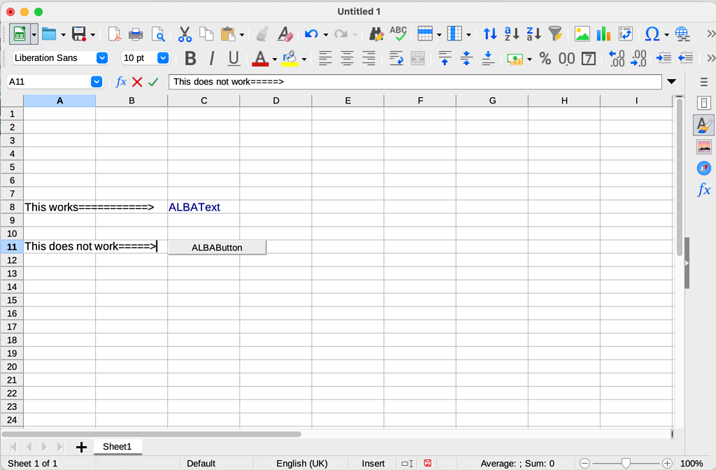 Since Upgrading To 7 1 0 3 Hyperlink Buttons In Libreoffice Calc Do