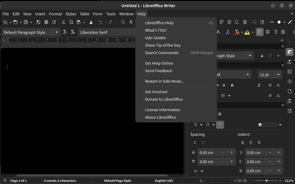 Isn't the status bar ignoring system font size settings on Linux? - English - Ask LibreOffice