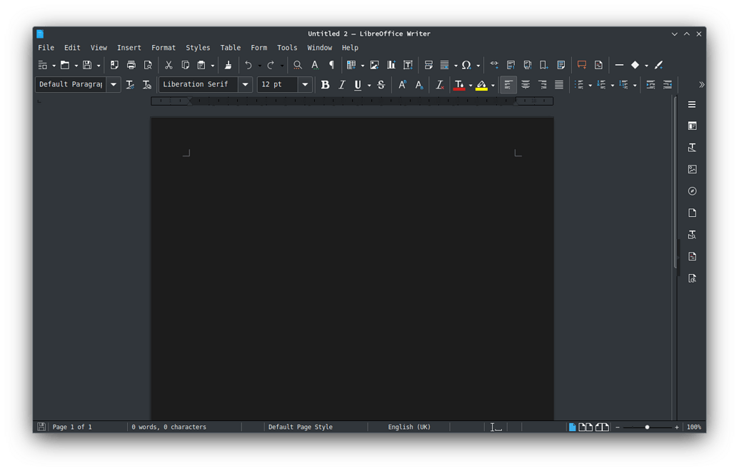 "Automatic" + "System theme" should set "Document colour" to theme ...