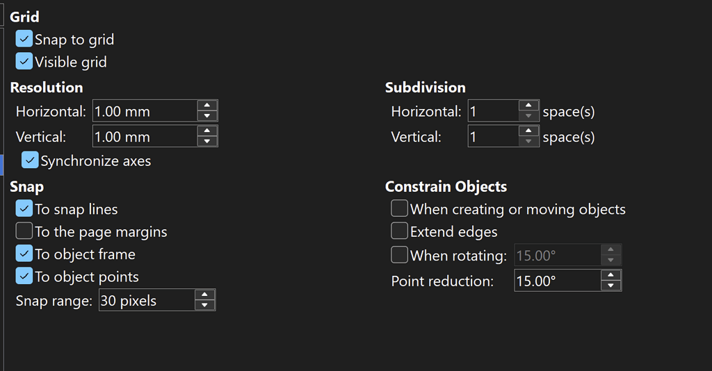 In draw, moving object with mouse doesn't reliably drop object on grid ...