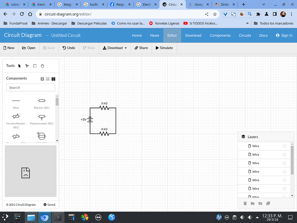 LibreOffice Writer - Simbologia de Diagramas Electronicos - Español ...