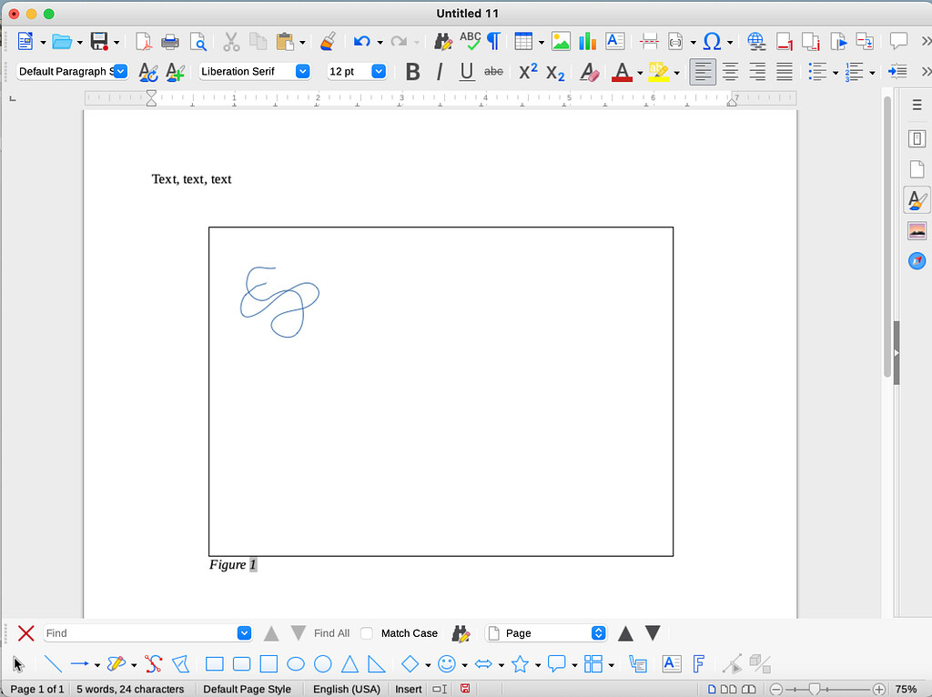 Resizing Draw frame within Writer without warping and distorting the ...