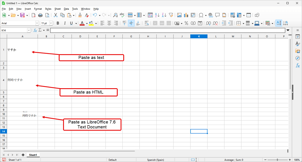 Full furigana support in LibreOffice Calc - English - Ask LibreOffice