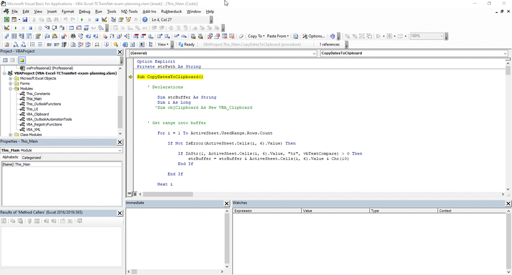 Possible to move the execution point around in the LO Basic IDE? - English - Ask LibreOffice