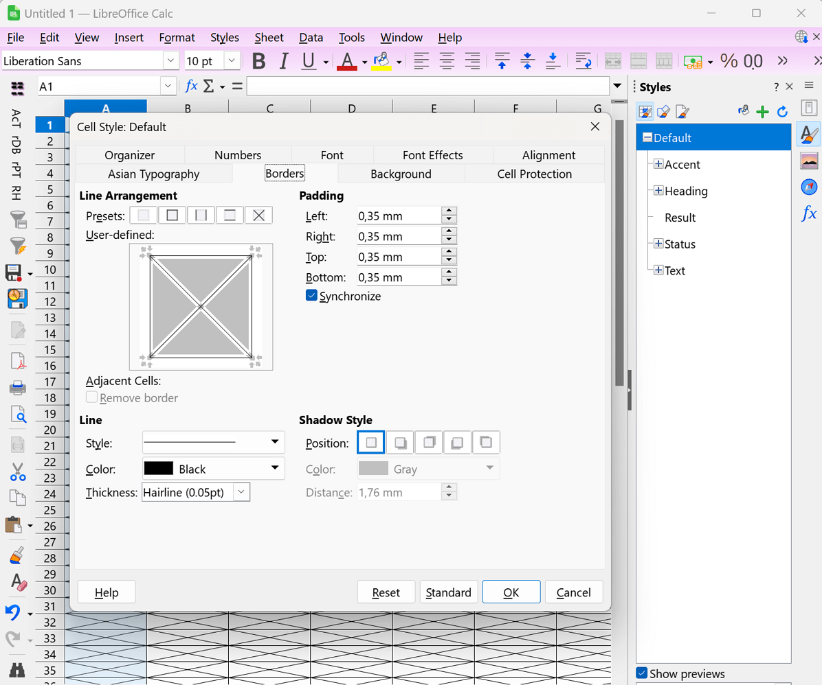 Printing of grid lines - English - Ask LibreOffice