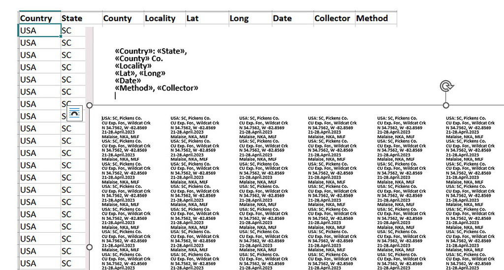 Make document with data from spreadsheet, multiple records one page ...