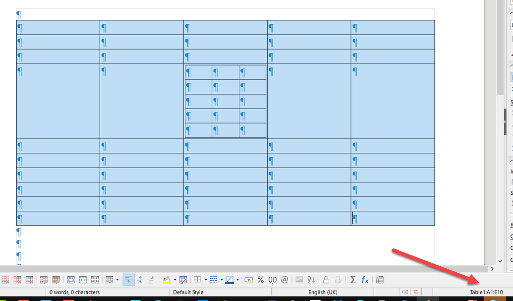 Writer How To Determine Number Of Rows In A Table English Ask