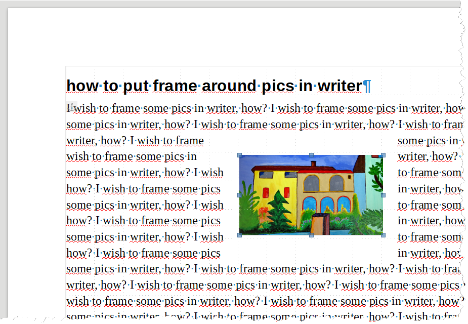 How To Put Frame Around Pics In Writer English Ask LibreOffice