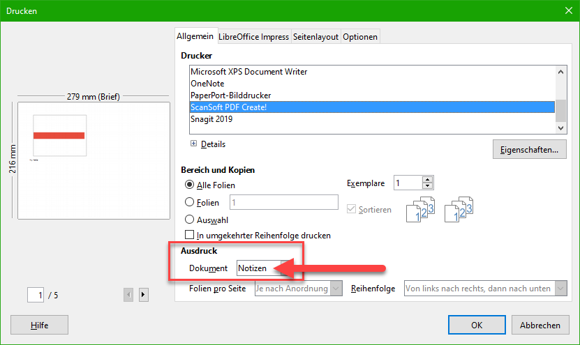Printing Multiple Slides Per Page Is Disabled In Impress English Ask LibreOffice