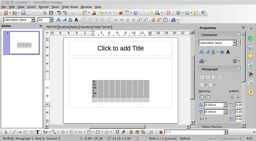 Sizing Column Width Of Table Column In Impress English Ask LibreOffice
