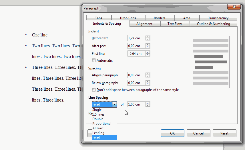 How Can I Modify The Spacing Between Lines In A Bullet Paragraph English Ask LibreOffice