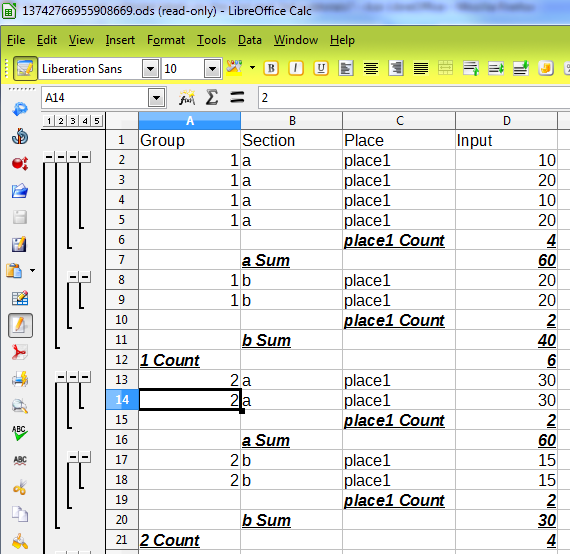 How Do You Get Subtotal Labels On The 2nd And 3rd Subtotals 3 By 