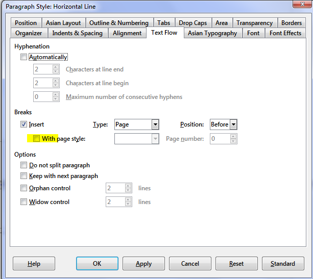 Help Me Understand Page break before And Page Styles English Ask 