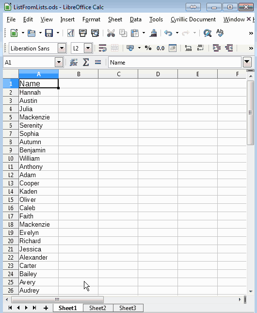 How To Find Values Present In Different Sheets And Copy Them In Calc