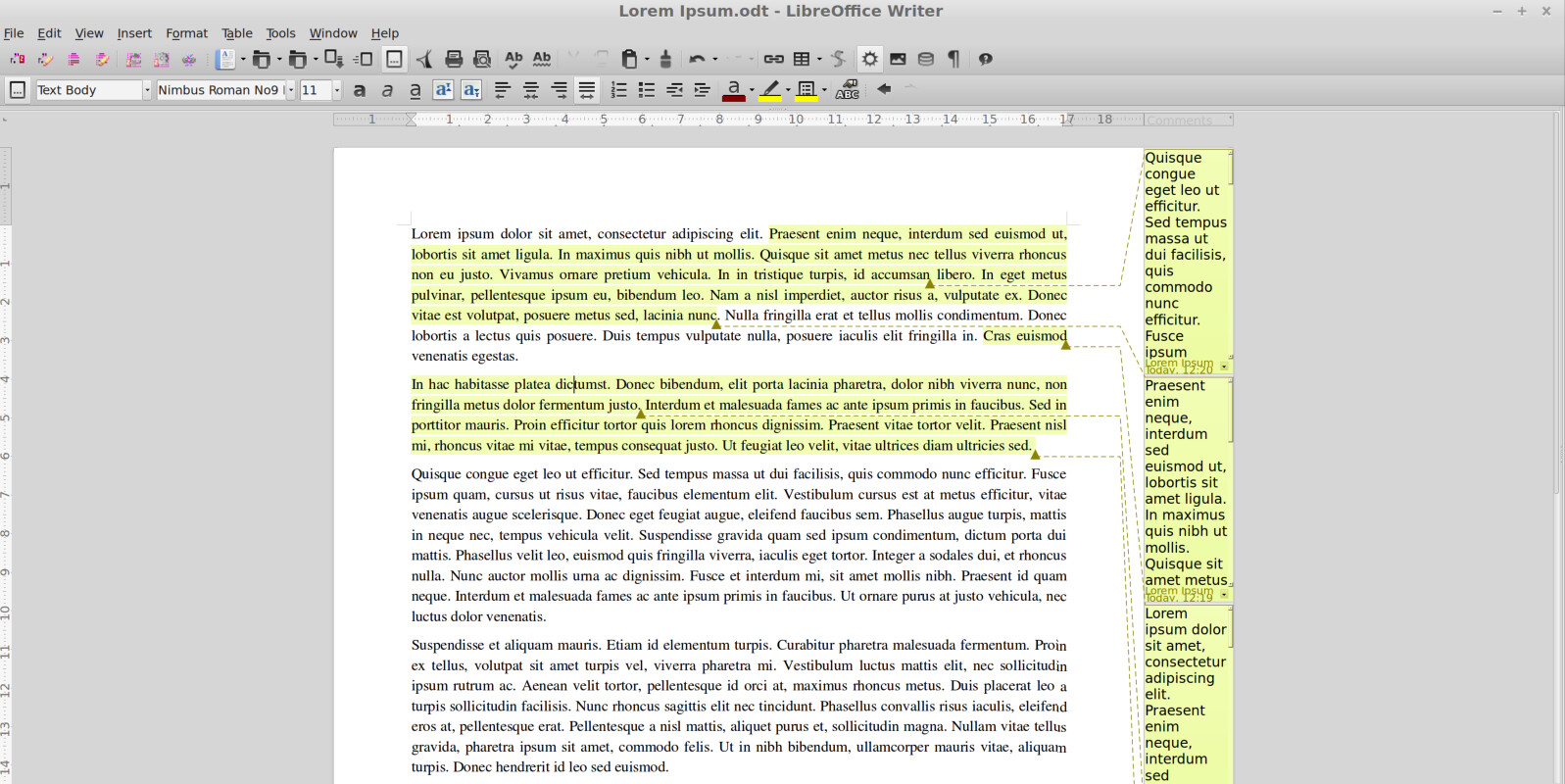 Comment Window Is Too Narrow In LibreOffice Writer English Ask LibreOffice