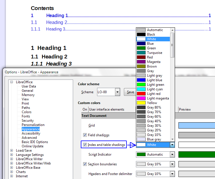 How To Remove Gray Background From Table Of Contents Mac User