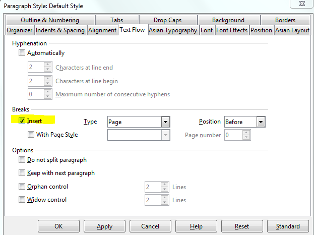 Generalizar Testemunho Pronome Libreoffice Calc Page Break Meio Largura C digo Postal