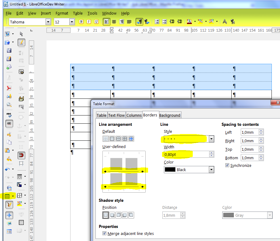 How Can I Create A Page With This Layout In LibreOffice Writer