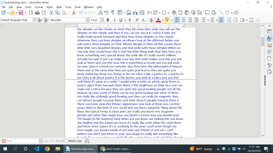 Headers And Footers Do Not Display English Ask LibreOffice