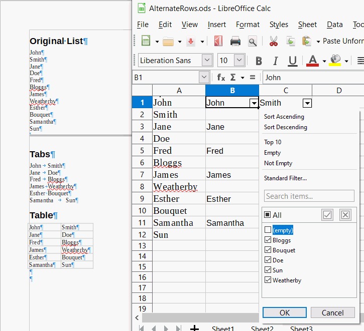 Select Every Other Line In Writer English Ask LibreOffice