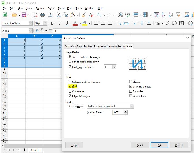How Do You Print With Gridlines English Ask LibreOffice