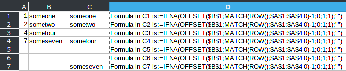 How To Distribute Rows In Sheet Using Column As Row Number English Ask LibreOffice