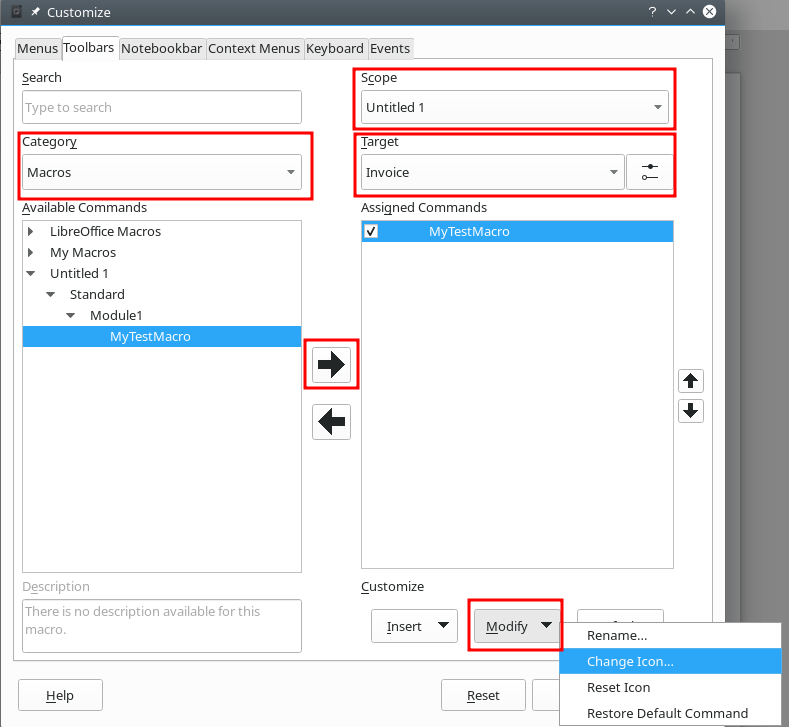 How Do I Add A Macro To A Template English Ask LibreOffice